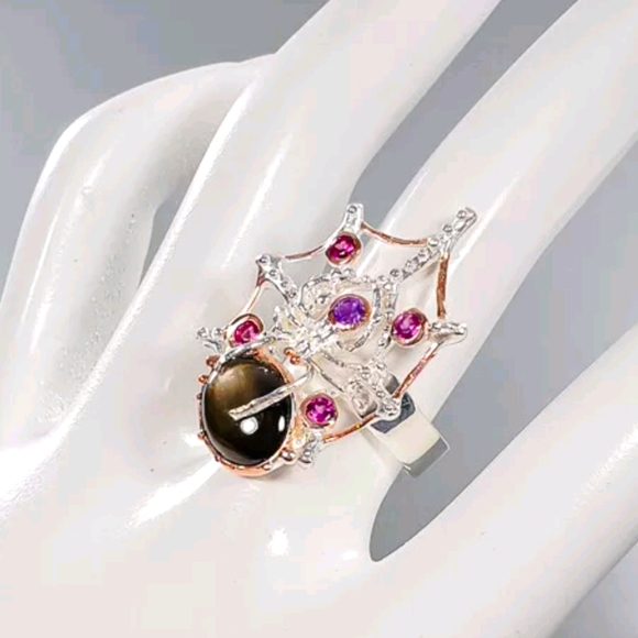 Kharma by Avelon | Jewelry | Black Star Sapphire Amethyst Sterling ...